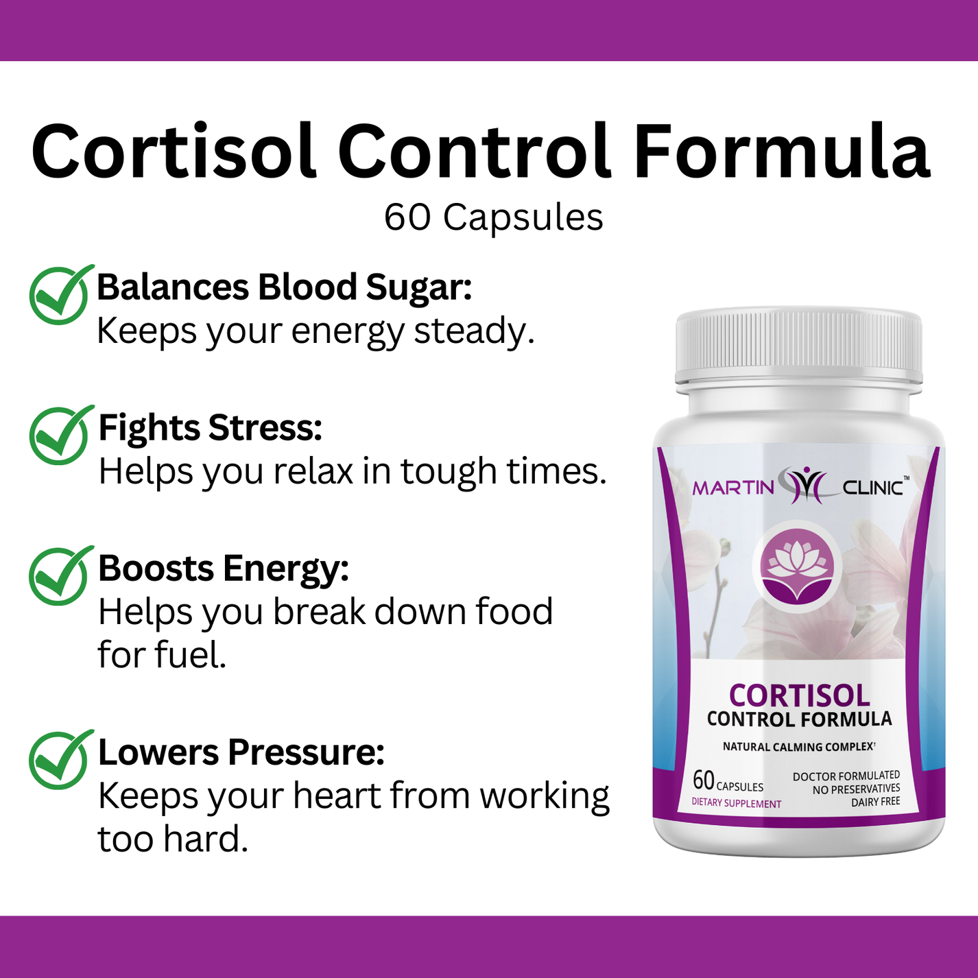 Cortisol Control – Martin Clinic