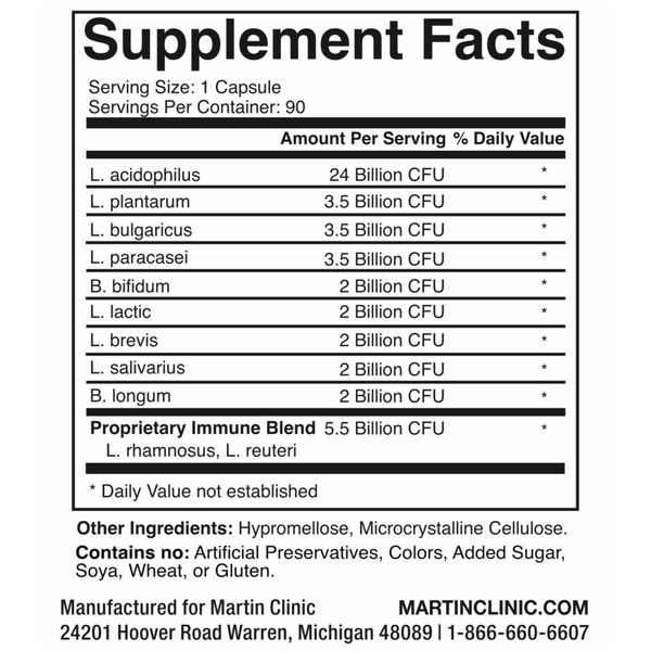 Probiotic Complex from the Martin Clinic